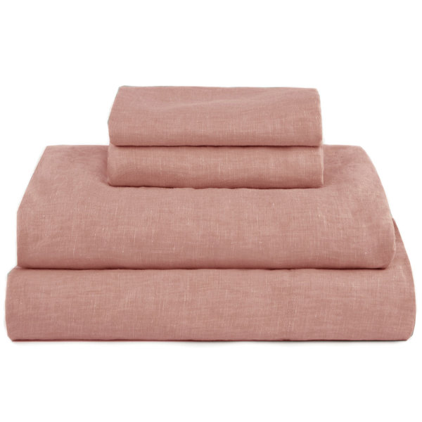 BOKSER HOME Linen Woven Sheet Set | Wayfair