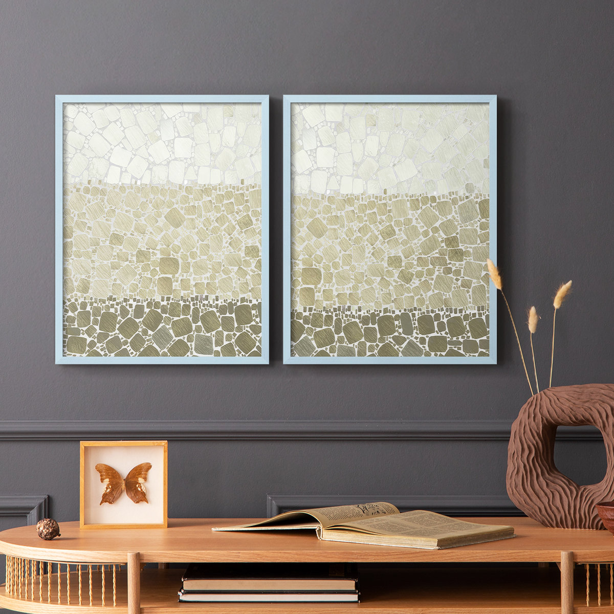 Wrought Studio™ Bedrock III-Premium Framed Print -Ready to Hang - No ...