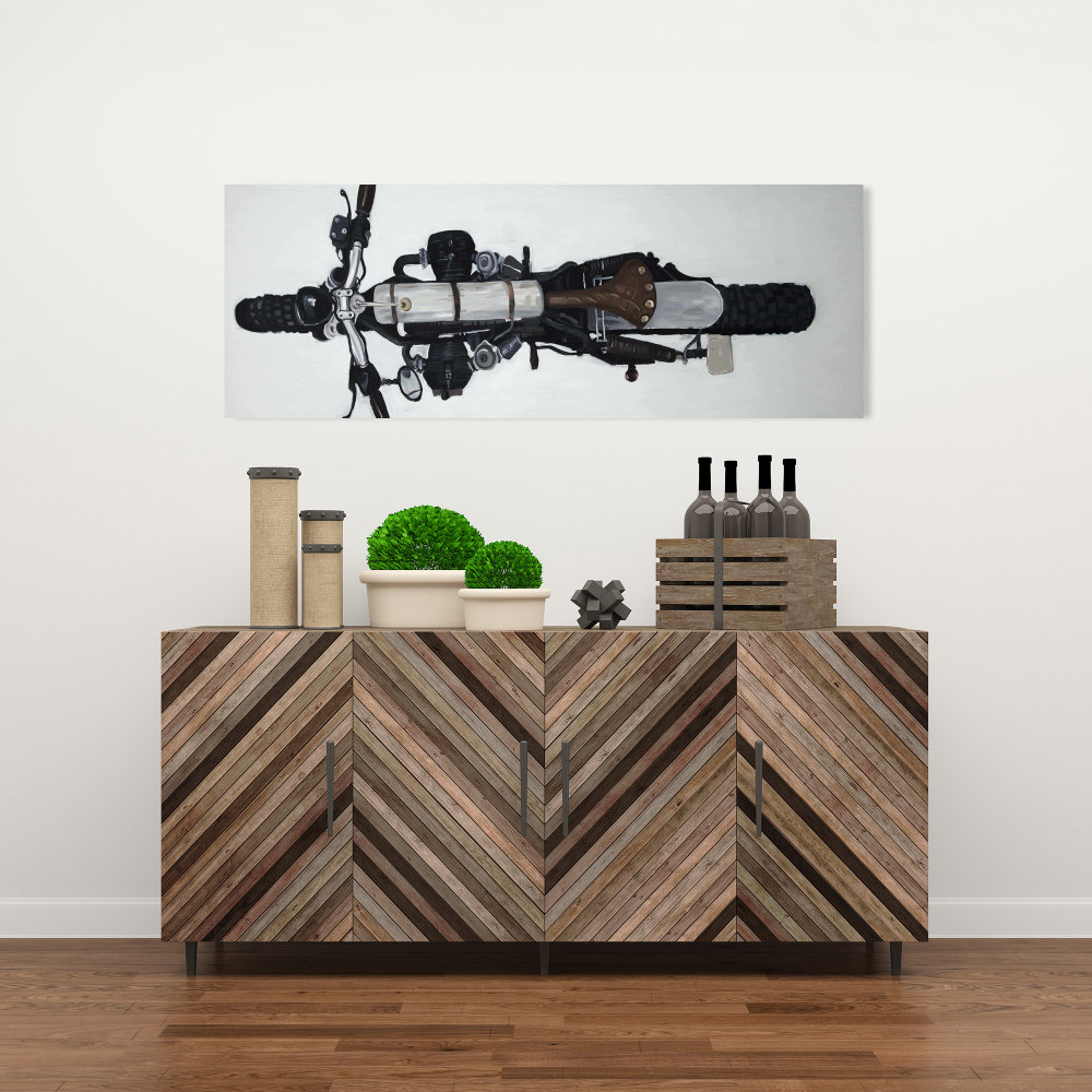 Begin Edition International Inc. Overhead View of a Motorcycle - Grey ...
