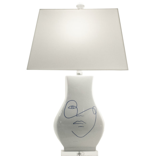 Wildwood Abstract Portrait II Ceramic Table Lamp | Perigold