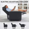 AllModern Modern Square Arm, Upholstered Base Power Recliner | Wayfair