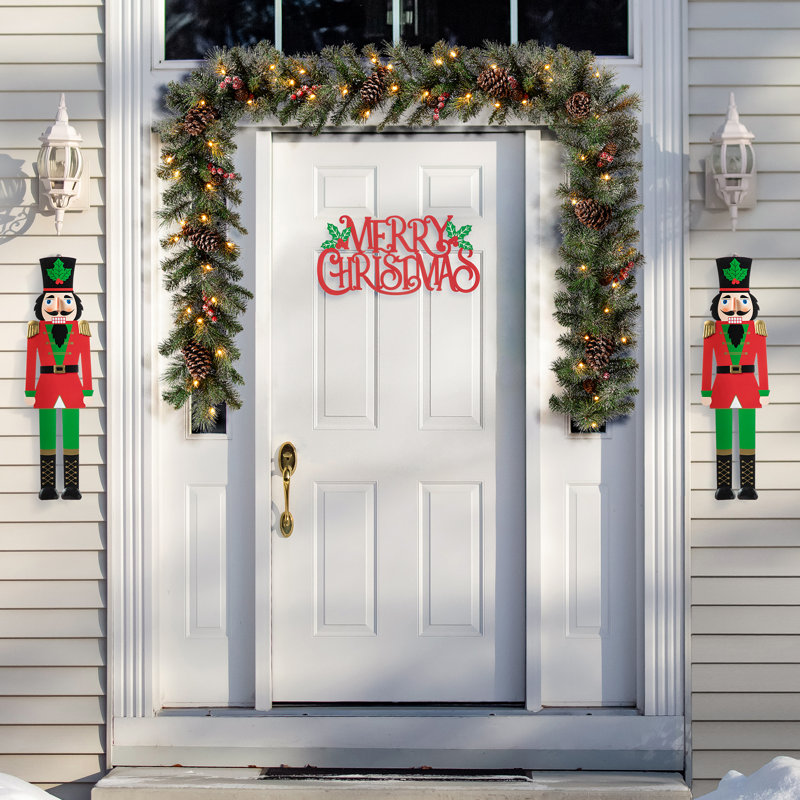 The Holiday Aisle® 2 Piece Nutcracker Garden Stake Set & Reviews | Wayfair