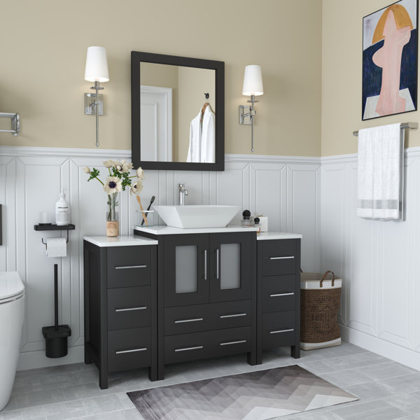 Brayden Studio® Megara 48'' Single Bathroom Vanity with Engineered ...