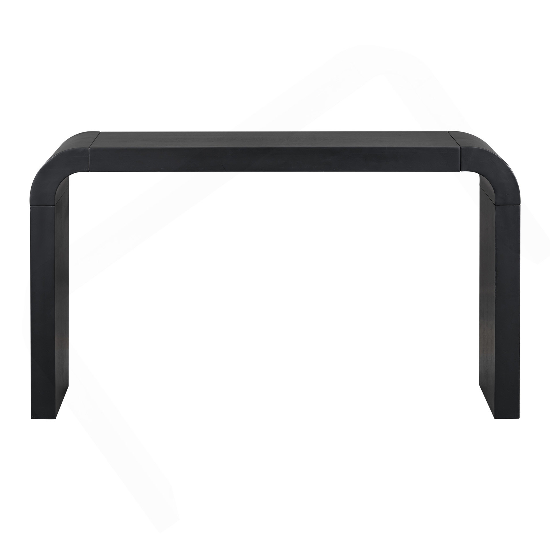 Latitude Run® Minimalist Acacia Vneer Entryway Table With Two Legs ...