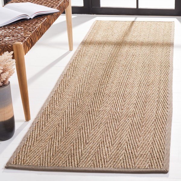 August Grove® Roloff Natural Fiber Seagrass Solid Color Rug & Reviews ...
