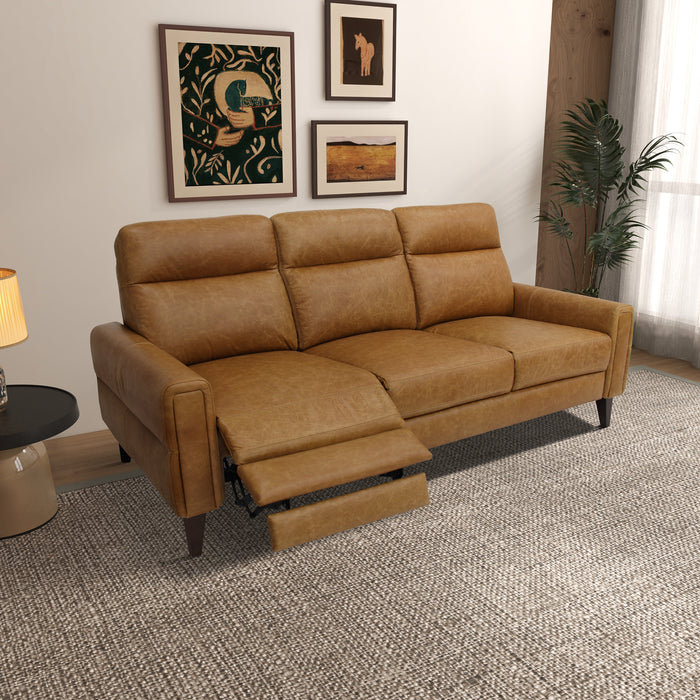 Corrigan Studio® Elliot Incliner Sofa Left - Leather | Wayfair