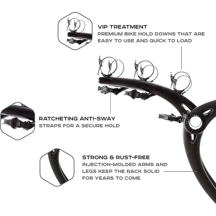 SARIS Steel Surface Mounted Bike Rack | Wayfair