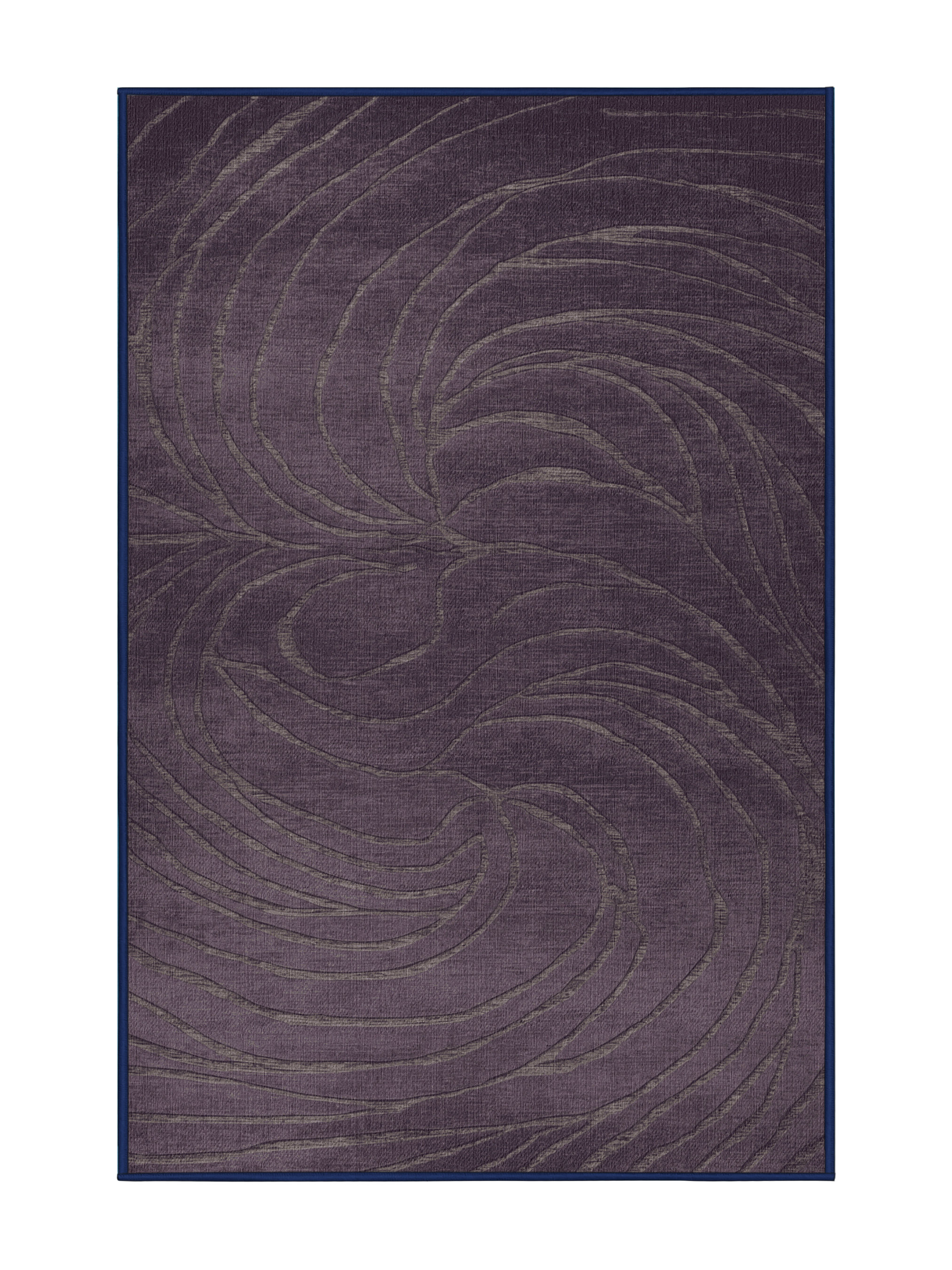 Hokku Designs Machine Washable Abstract Purple Area Rug | Wayfair