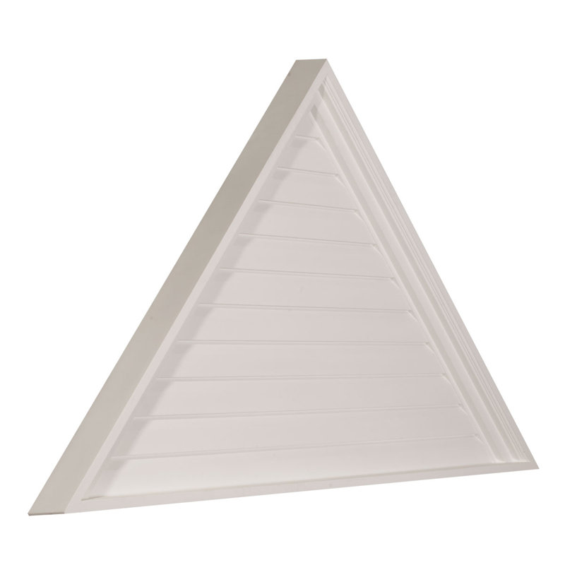 Ekena Millwork Triangle Gable Vent, Non-Functional | Wayfair