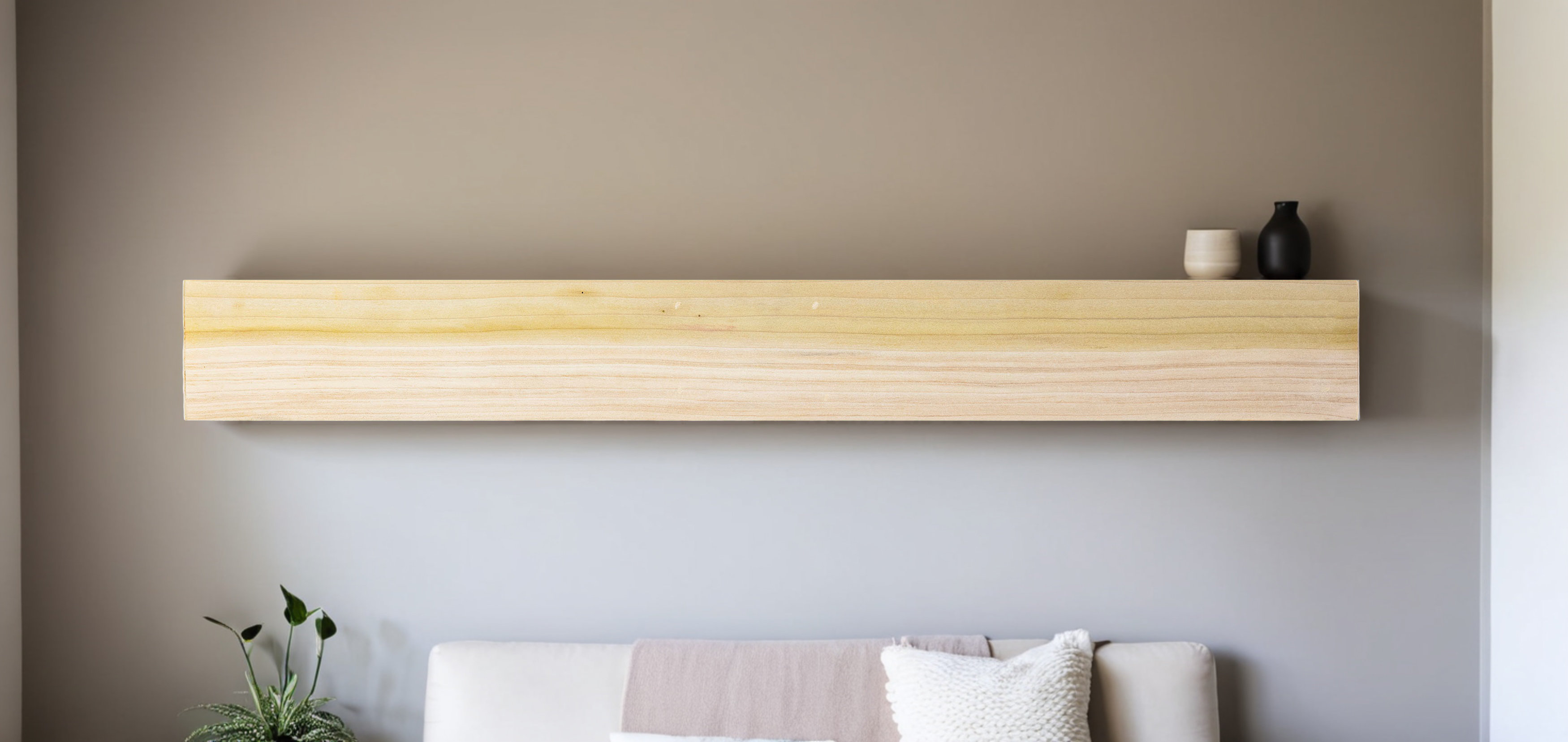Latitude Run® Rayne Poplar Floating Shelves | Wayfair