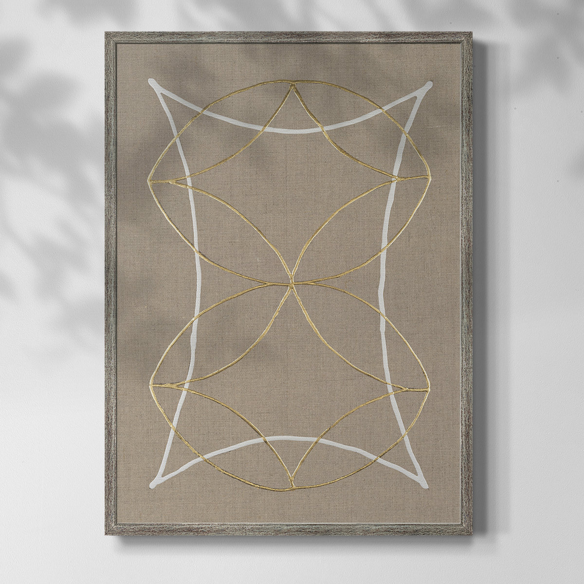 Ebern Designs Hyperbola I Framed Print - Solid Wood | Wayfair