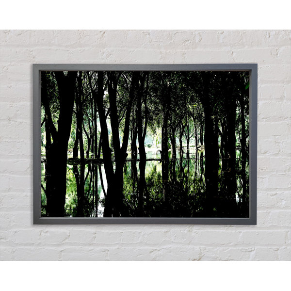 Union Rustic Swamp Forest - Single Picture Frame Print on Canvas ...