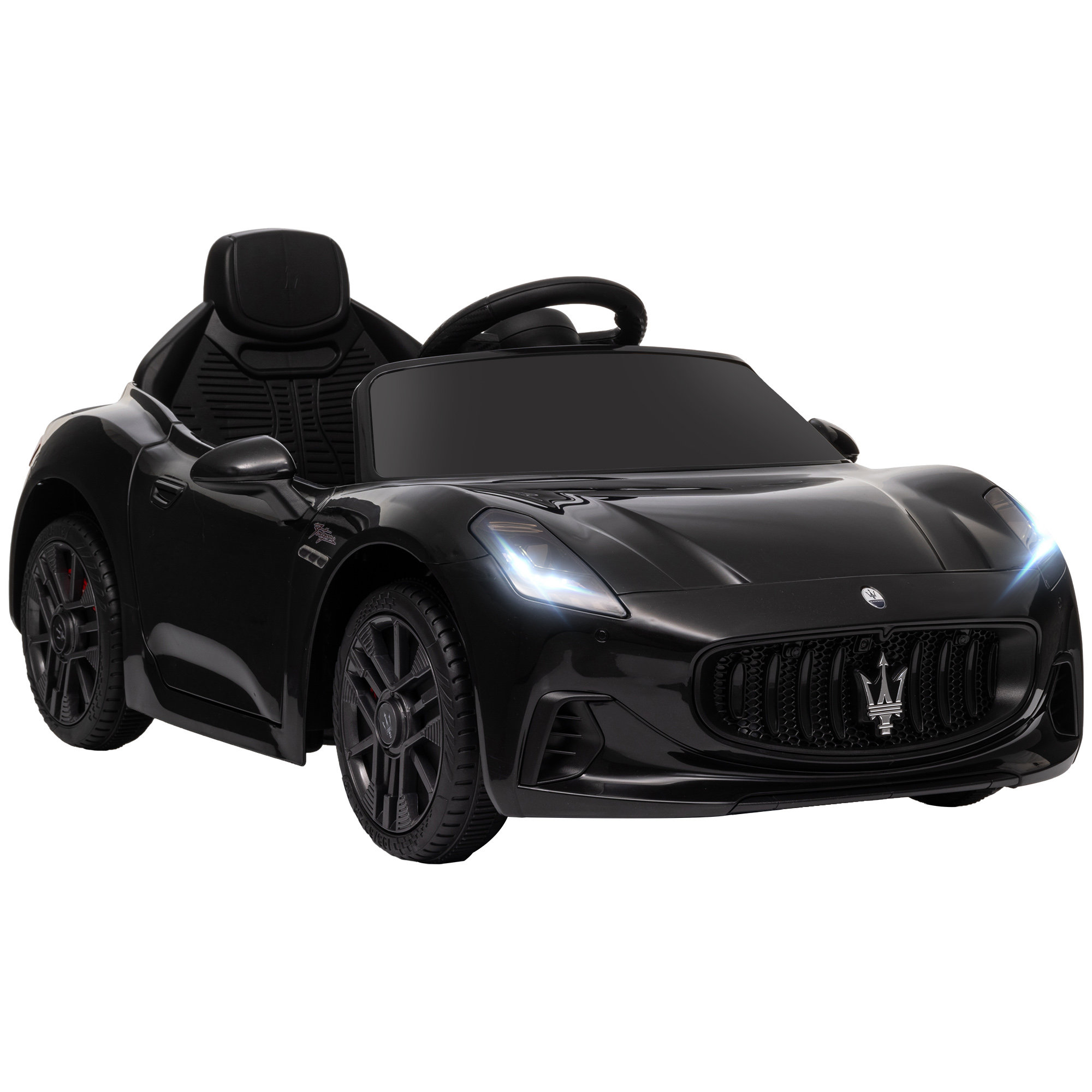 Qaba 12V Maserati Gran Turismo Licensed Electric Car for Kids | Wayfair