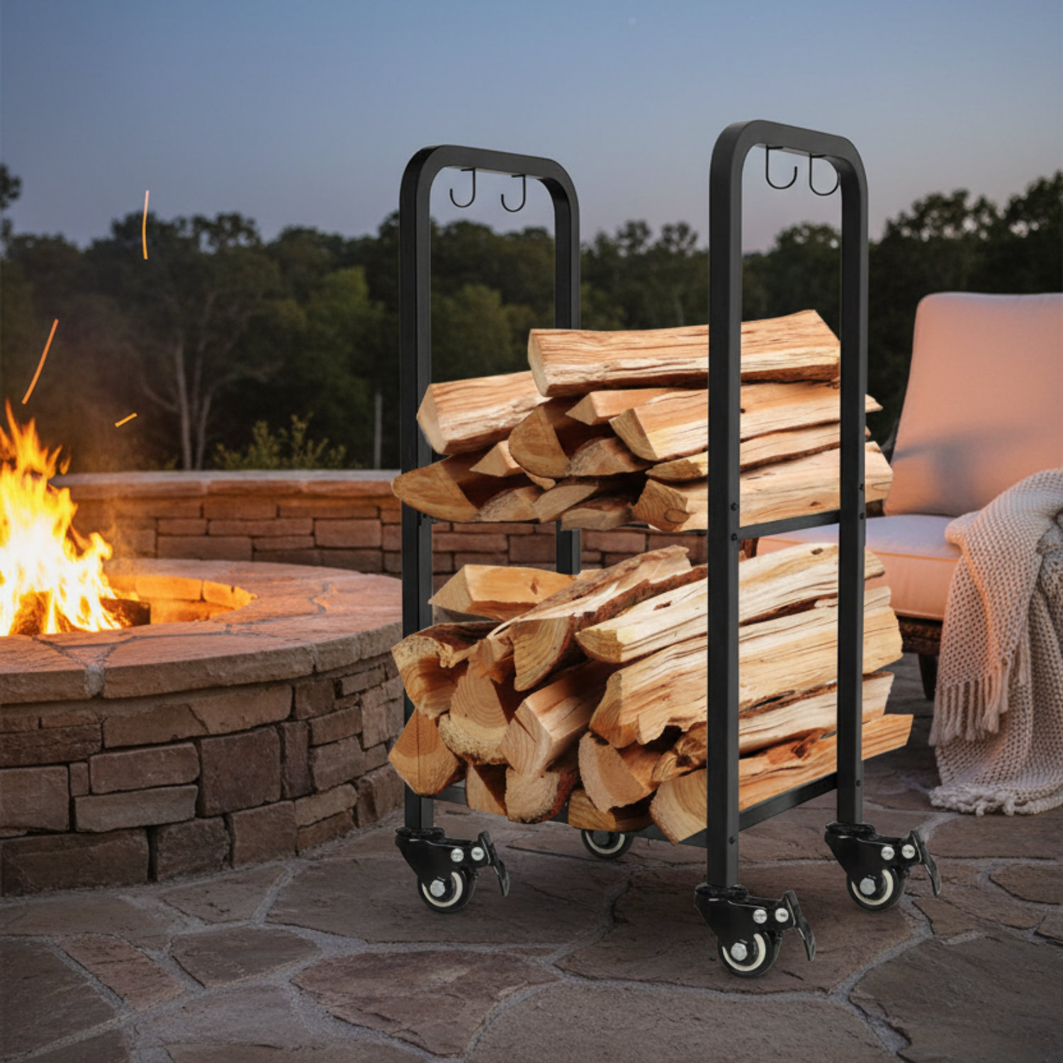 17 Stories Small Rolling Moronta On Lockable Wheels, Sturdy&Lockable ...