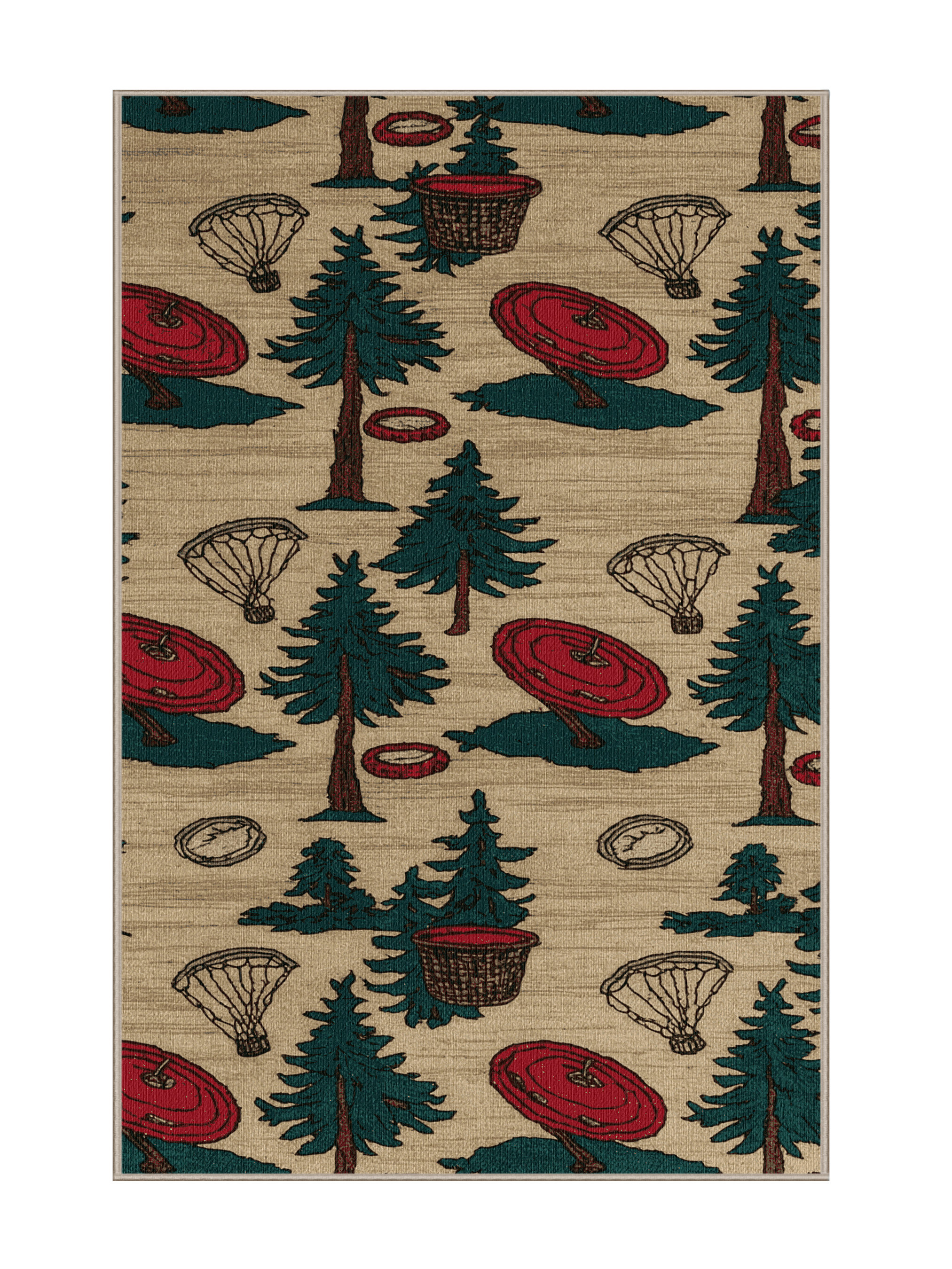 Dakota Fields Washable Disc Golf Sports Area Rug | Wayfair