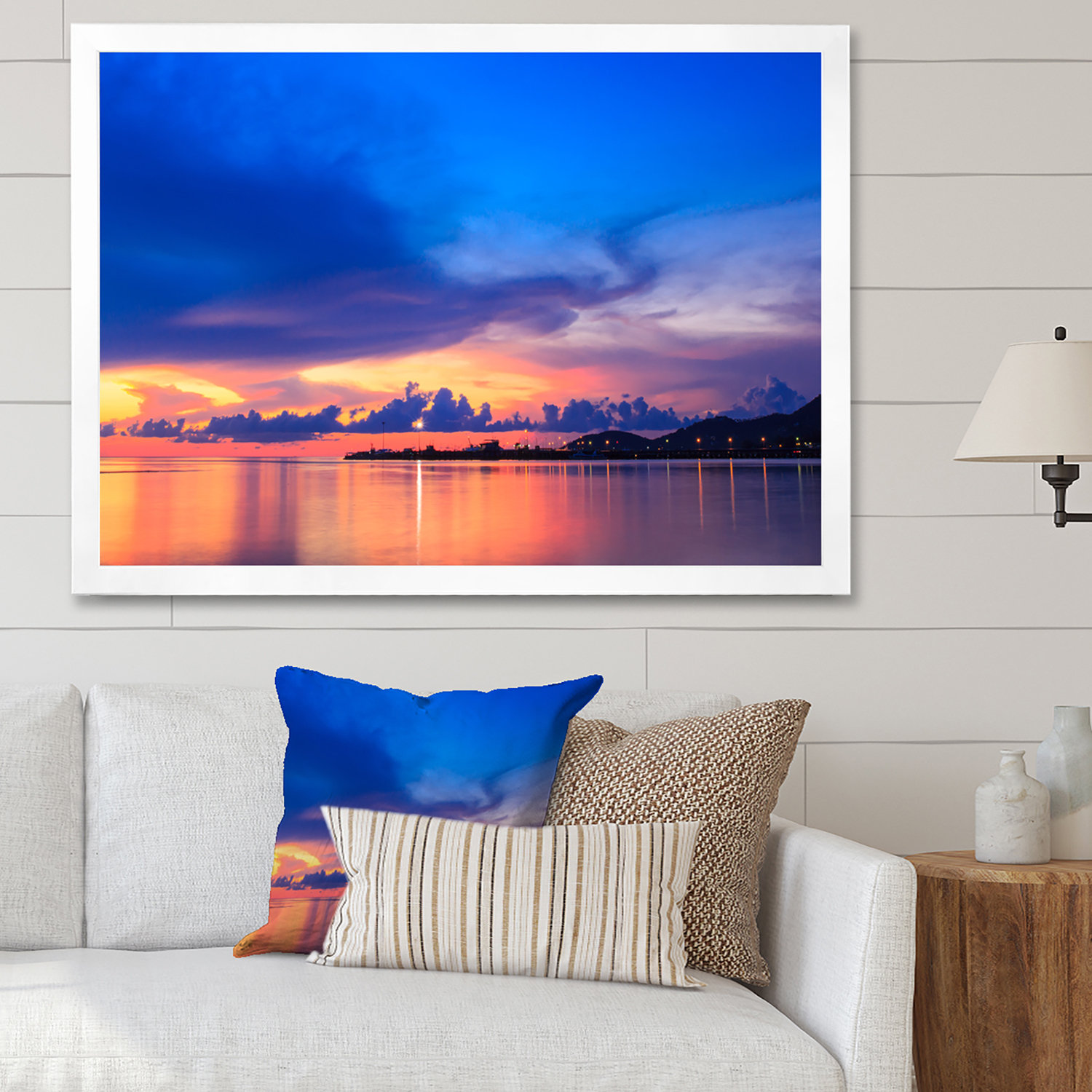 Highland Dunes Dramatic Panoramic Tropical Sunset VII - Nautical ...