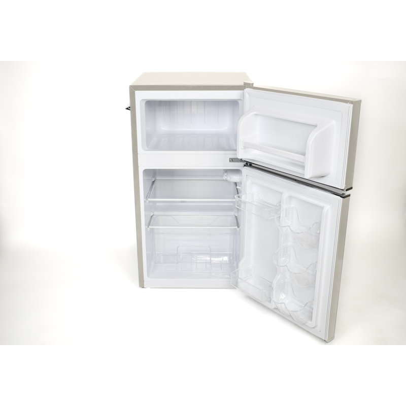 FRIGIDAIRE Retro 2-Door Compact Fridge Freezer Combo, 3.1 Cu. Ft ...