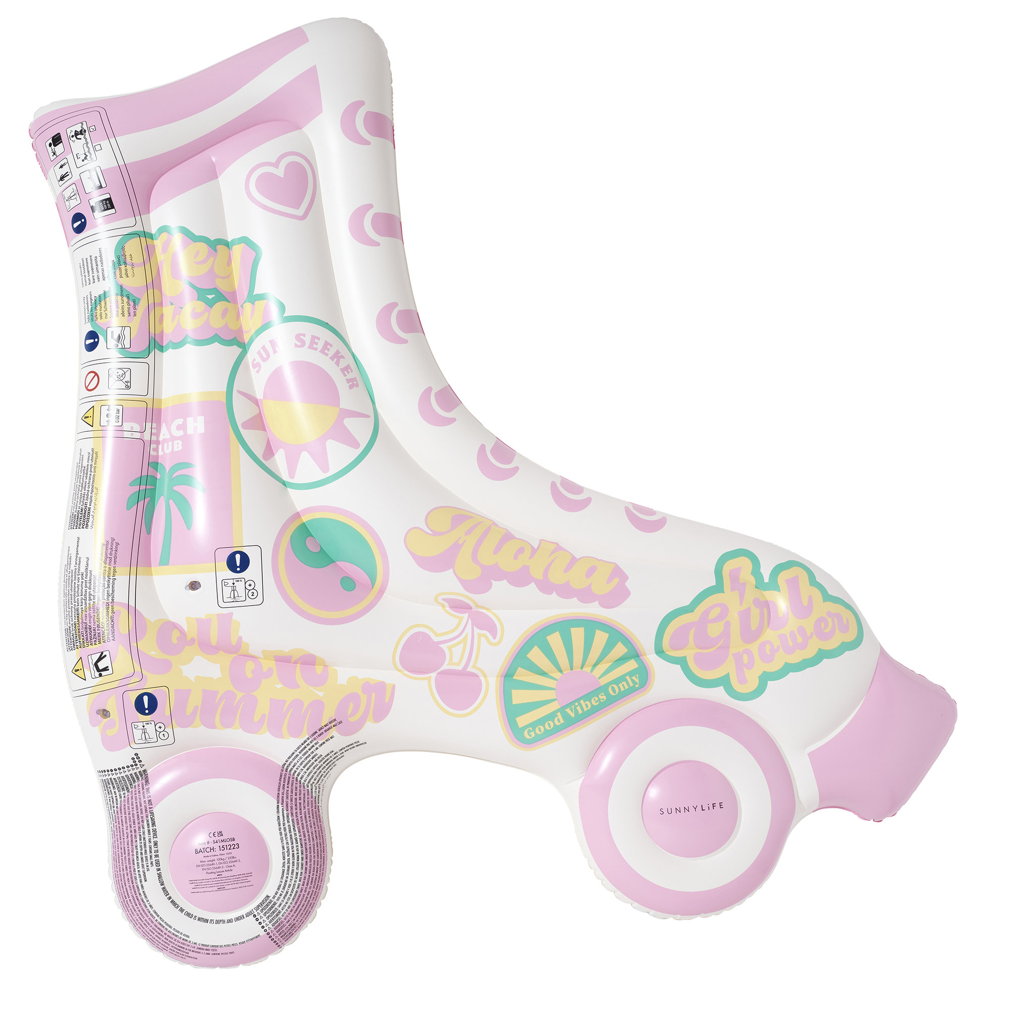 Sunnylife: Kids Lie-On Float - Summer Sherbert - Roller Skate ...