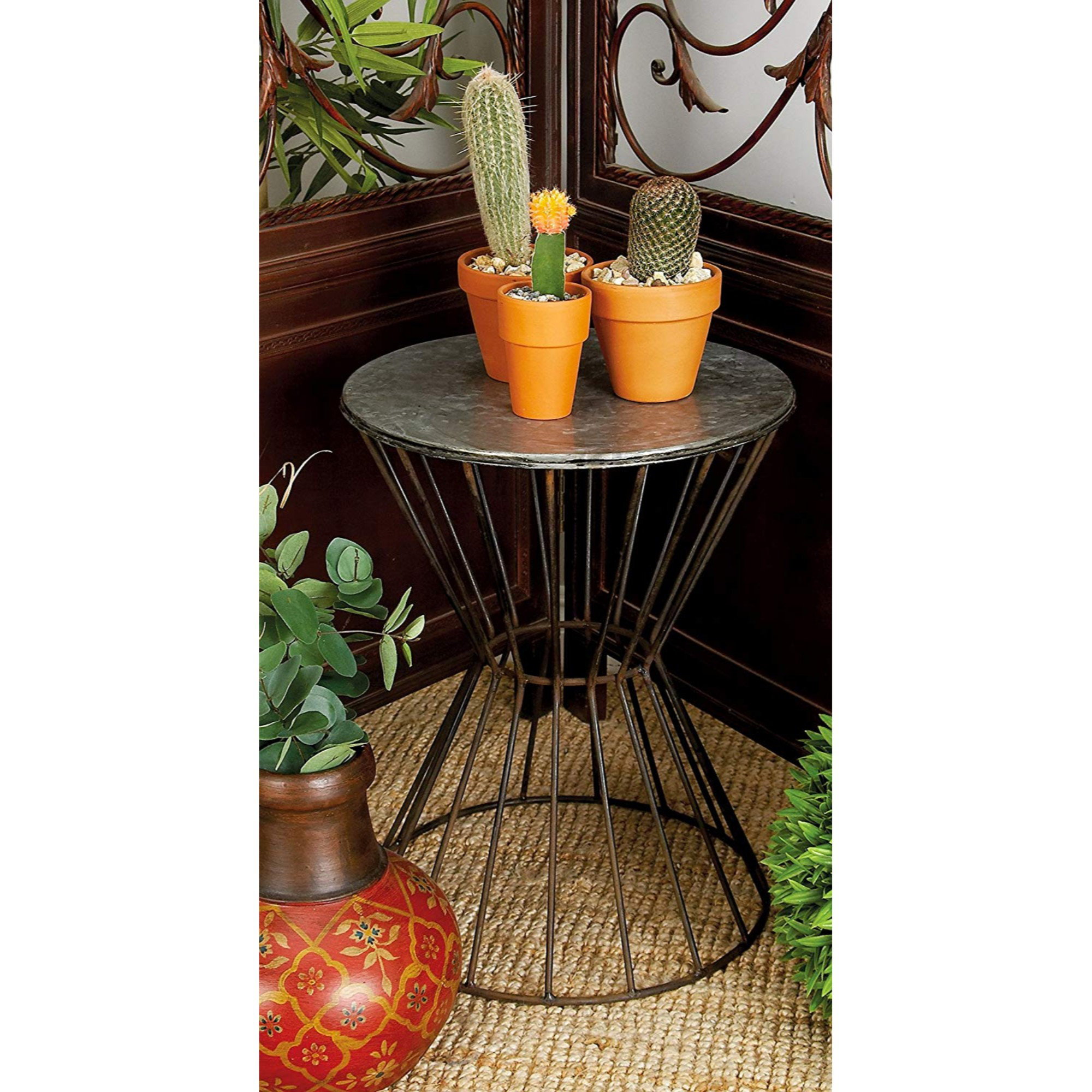 Williston Forge Lyndhur Metal Accent Stool & Reviews | Wayfair