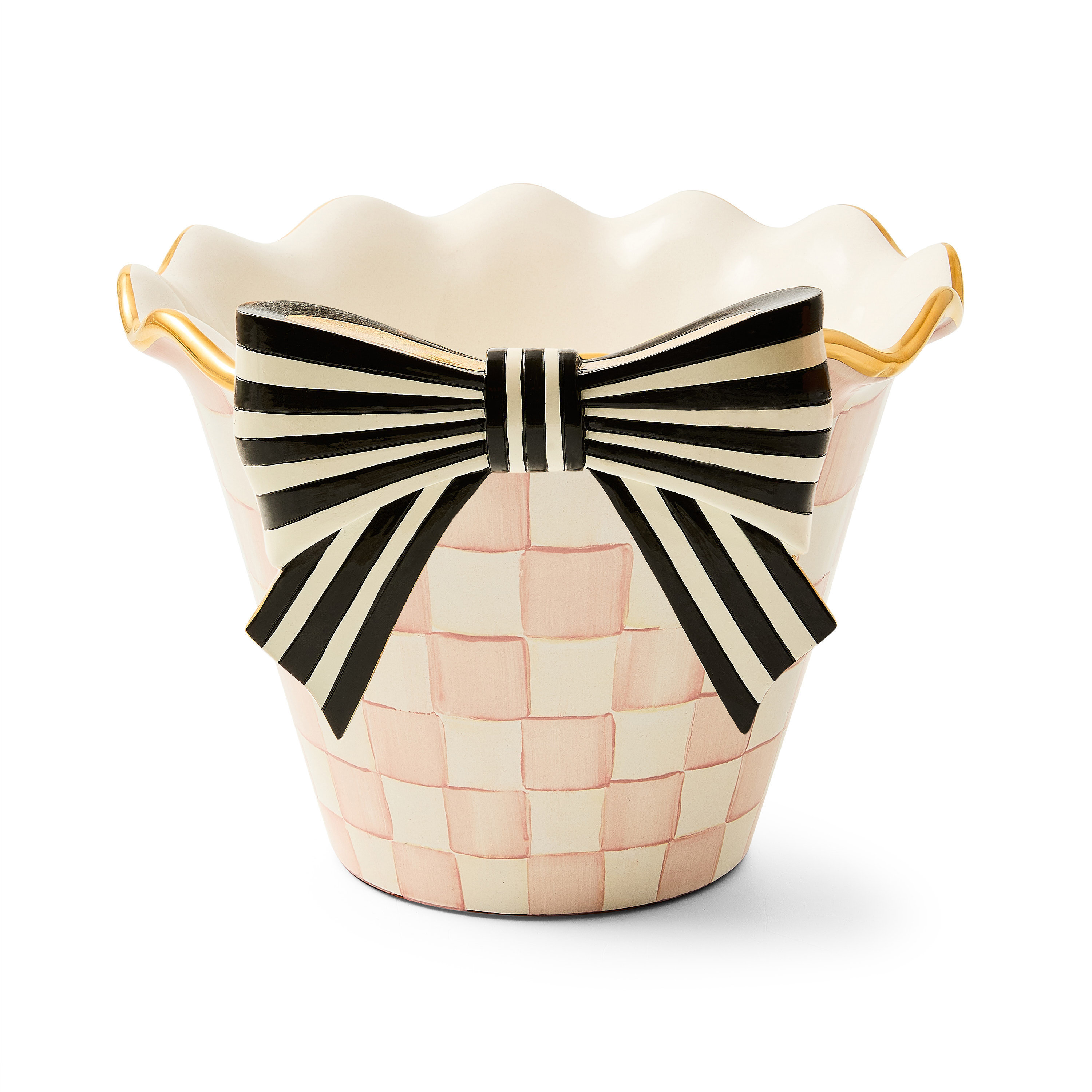 MacKenzie-Childs Pretty As A Bow Pot Climber | Perigold
