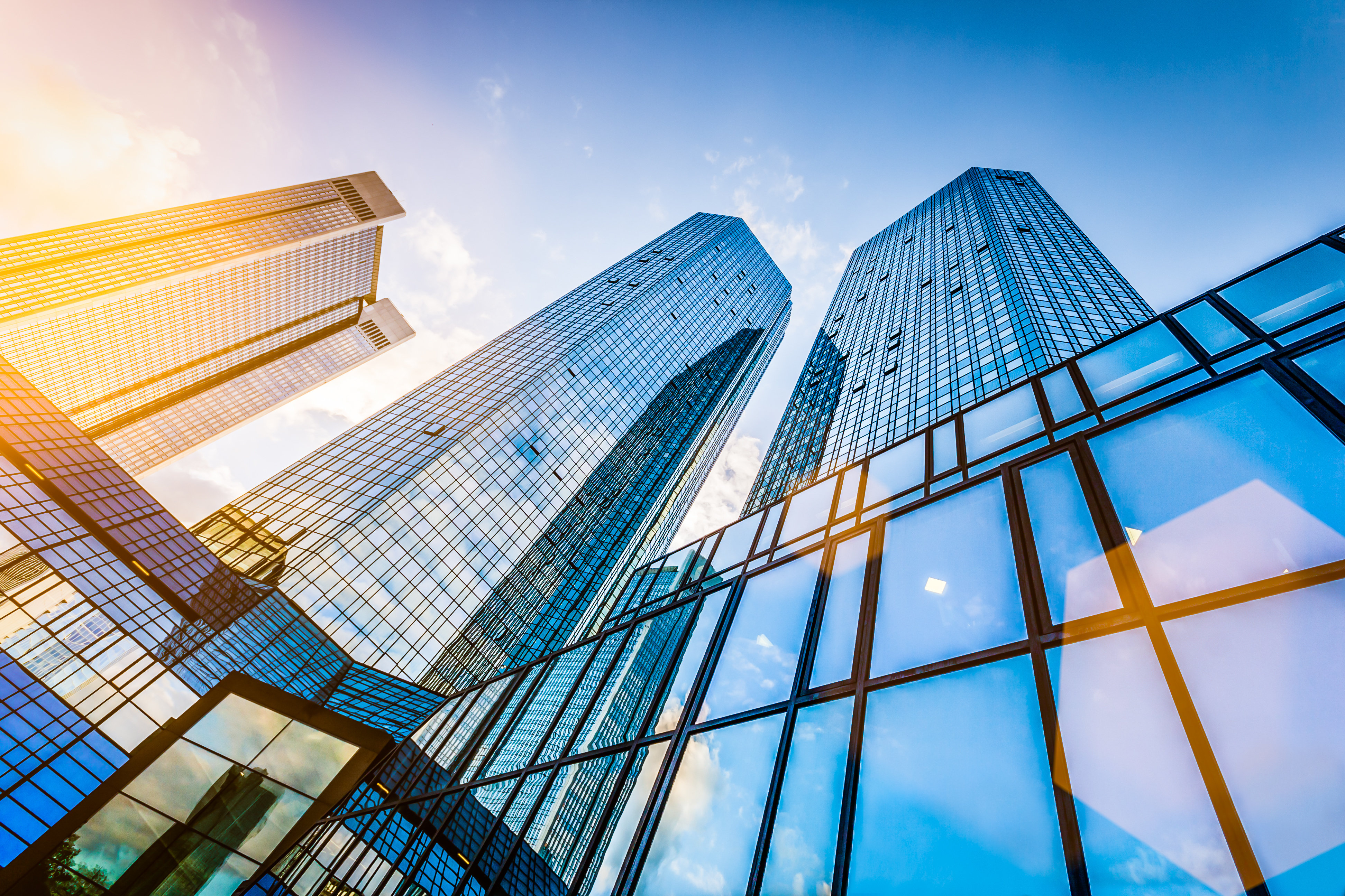 Hokku Designs Emilyah Modern Skyscrapers by Bluejayphoto - Wrapped ...