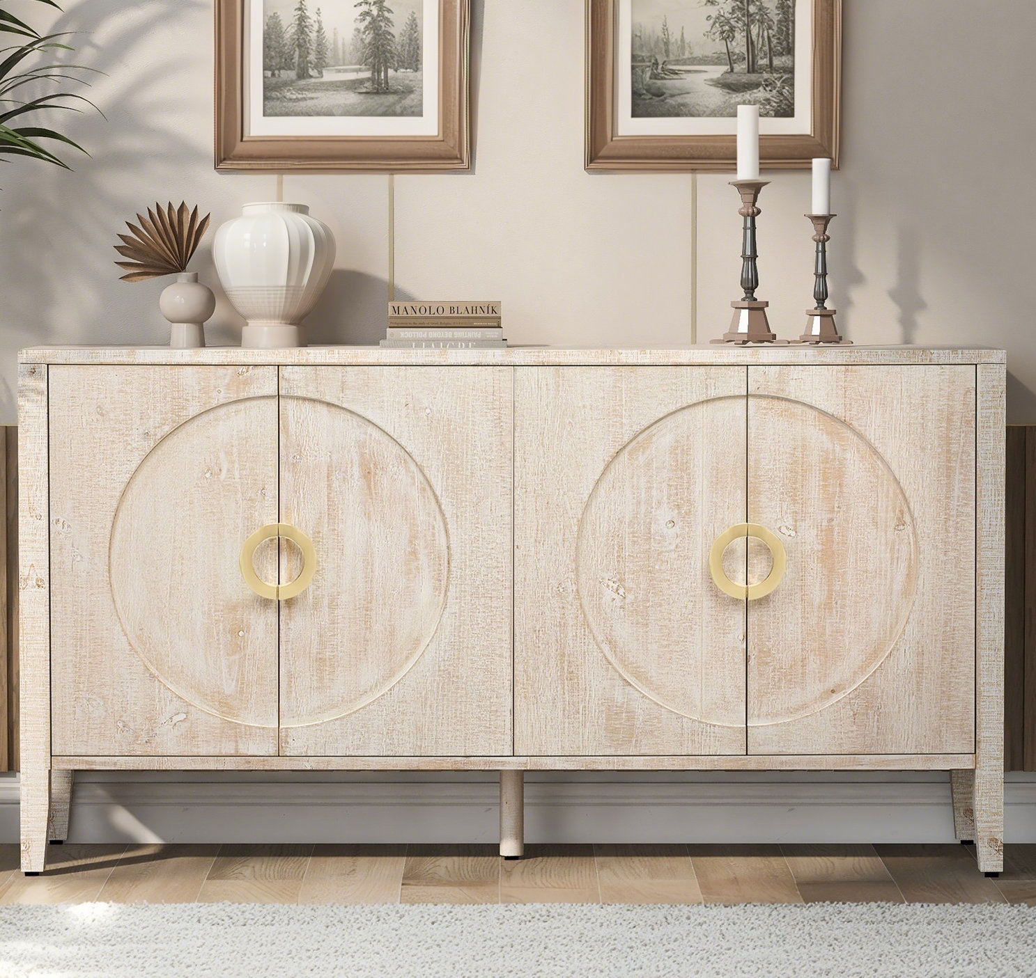 Corrigan Studio Sideboard Cabinet With Textured Finish - Wayfair Canada