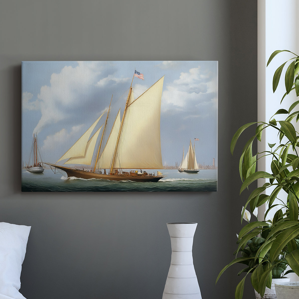 Breakwater Bay Nautical Landscape Series MXLV | Wayfair