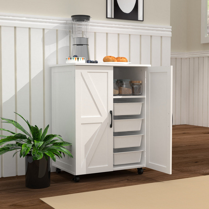 Gracie Oaks Rice door storage cabinet | Wayfair