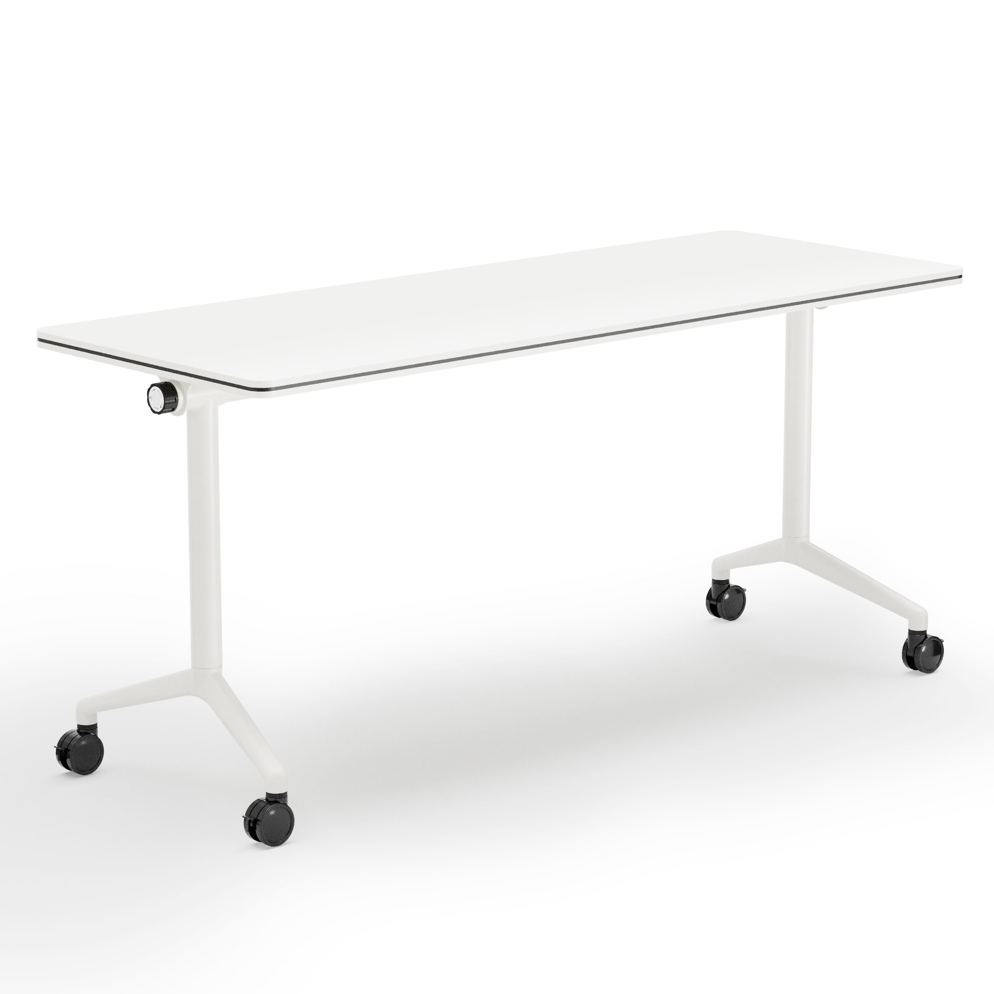 Inbox Zero 63'' Flip-top Nesting Mobile Training Table | Wayfair