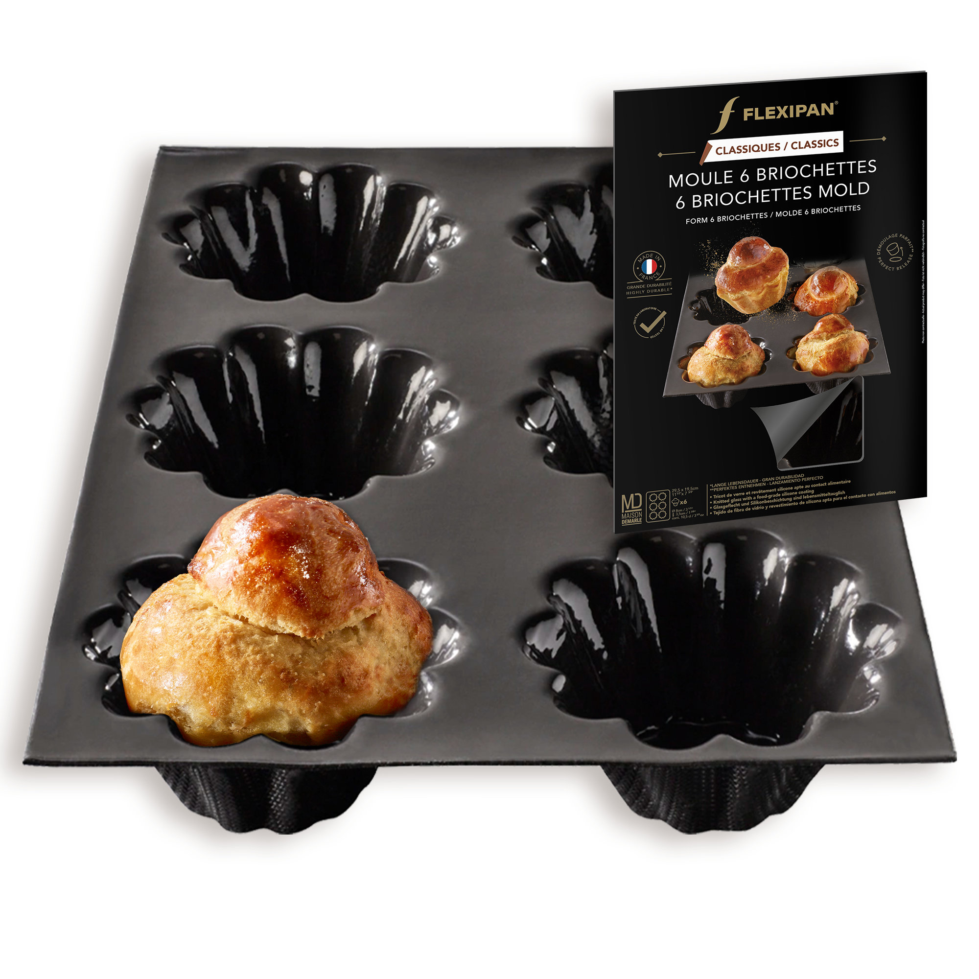 Flexipan 6 MINI BRIOCHES | Wayfair