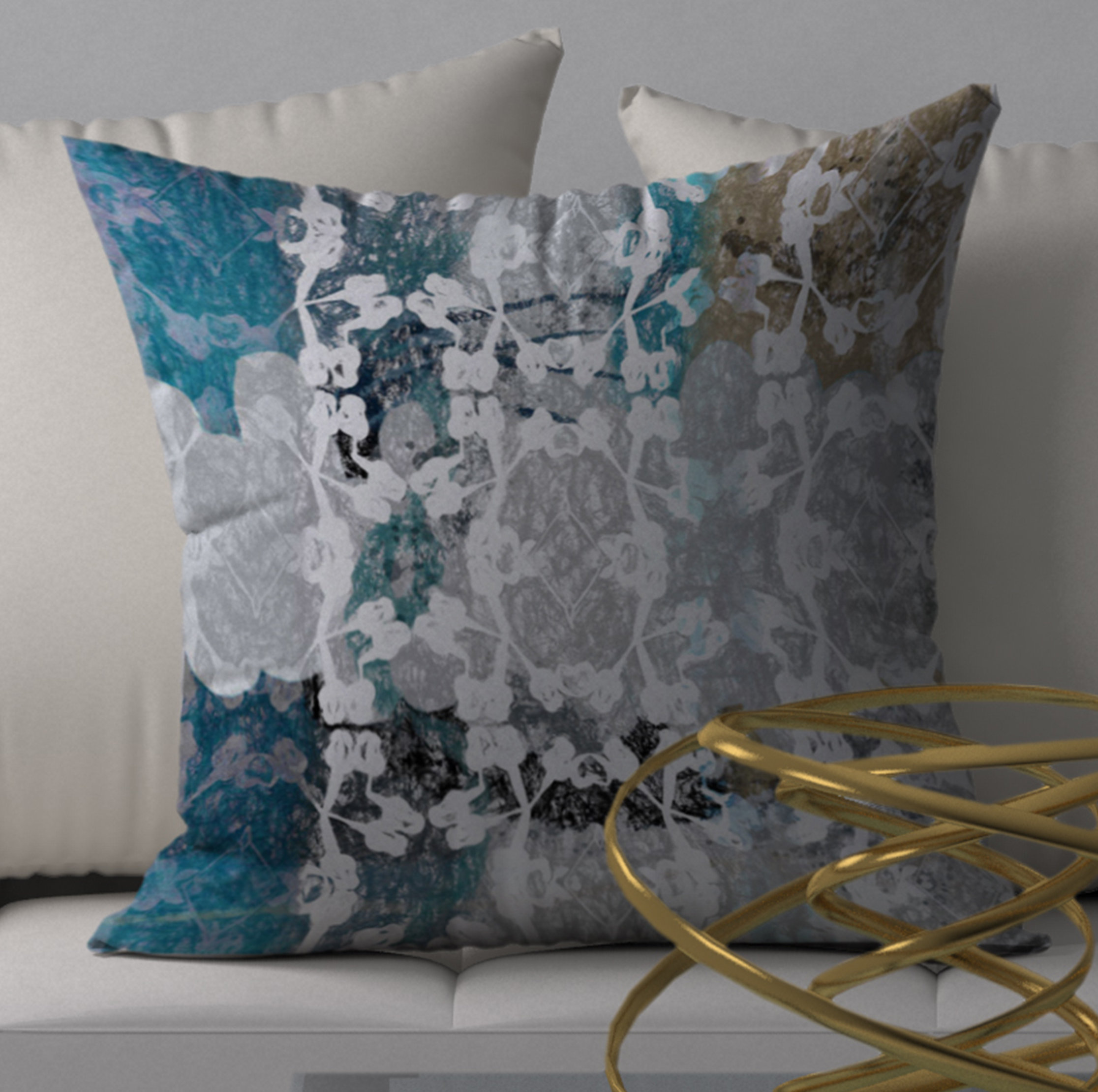 LeRoi Products Outstanding Eye-Catching Square Pillow Cover & Insert ...