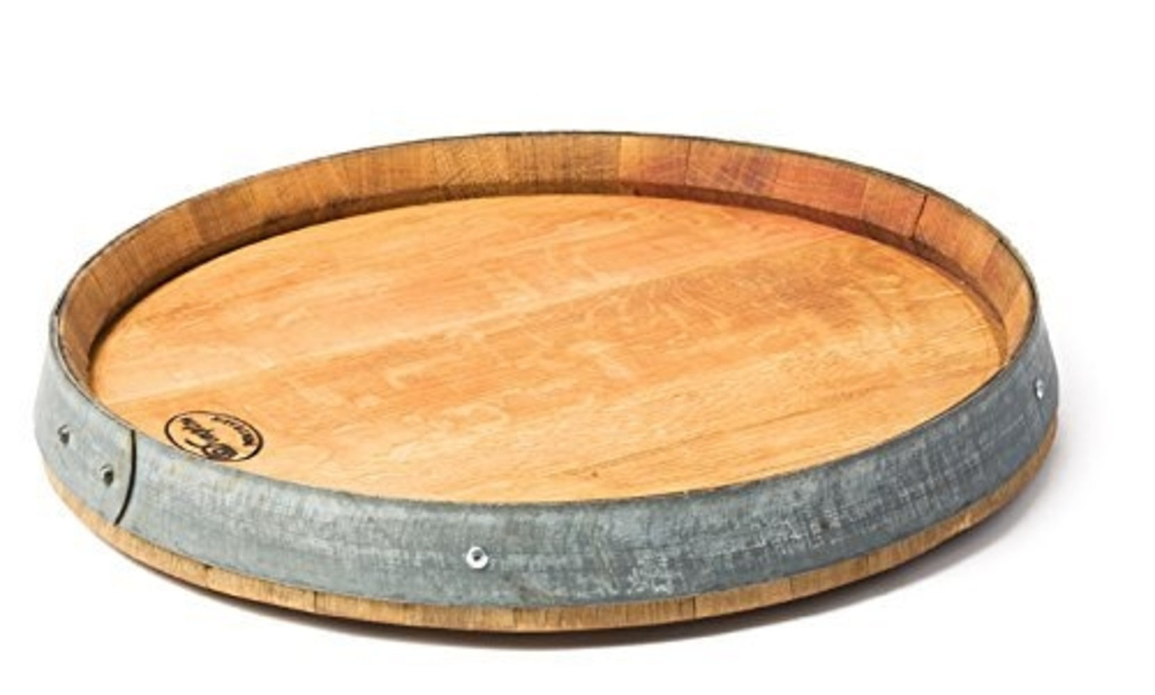 MGP Wine Barrel Head Lazy Susan, 24"W X 3"H & Reviews | Wayfair