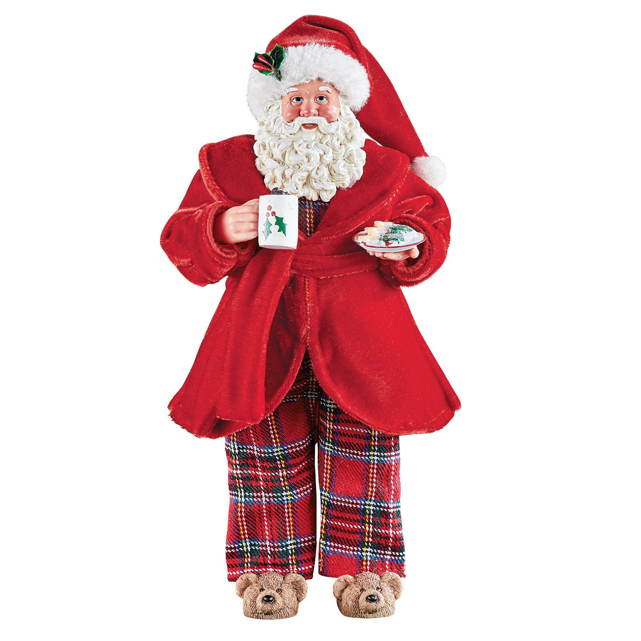 The Holiday Aisle® Bedtime Santa Figurines - Wayfair Canada
