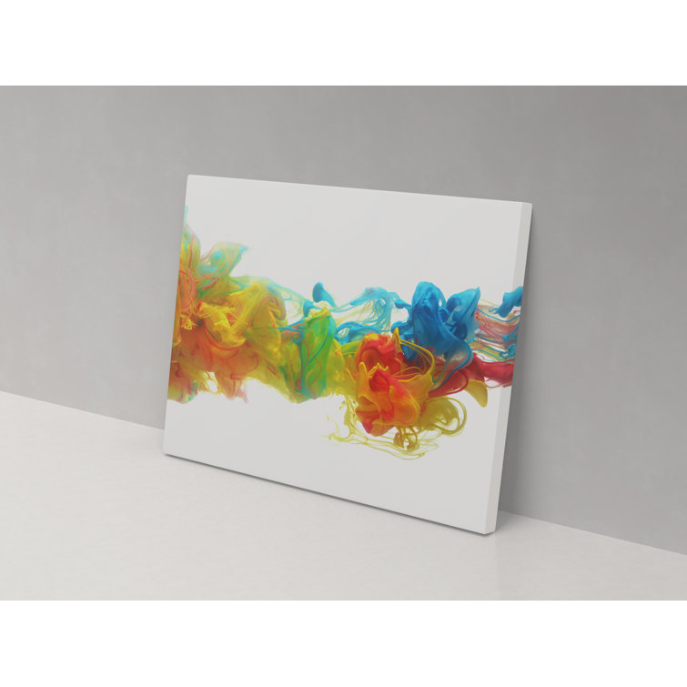 Metro Lane Colour Merge - Wrapped Canvas Painting | Wayfair.co.uk