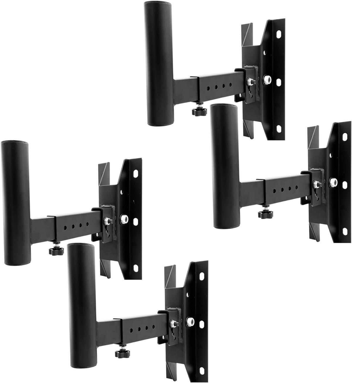 Wrought Studio™ Speaker Wall Mount Rotatable Angle Mounting Bracket Wall Speakers Holder - 4PCS ...