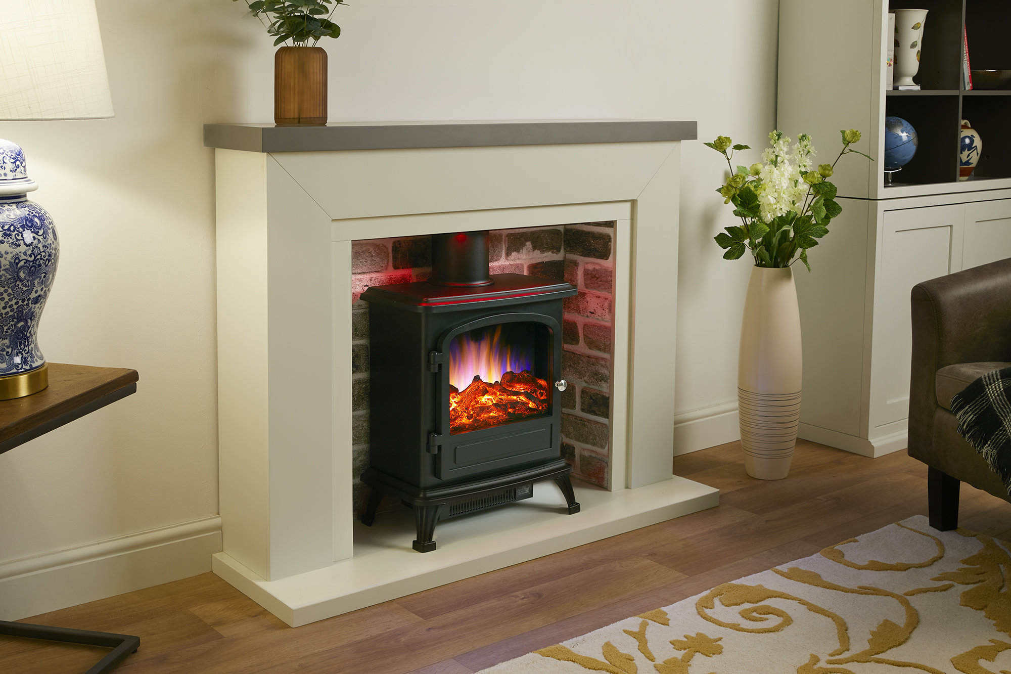CastletonFires Farlington Electric Stove Suite & Reviews | Wayfair.co.uk