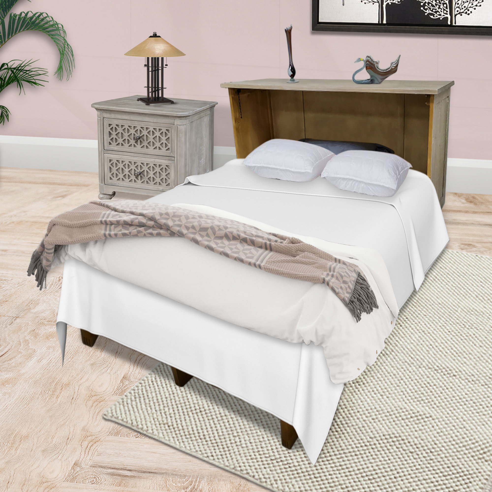 Hokku Designs Wilmington Sleep Cabinet with Storage Bed | Wayfair