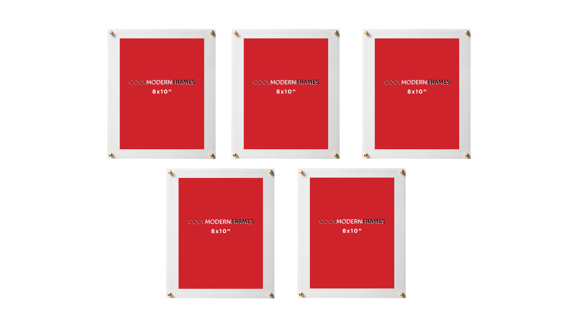 Cool Modern Frames Clear Acrylic Floating Picture Frame | Wayfair