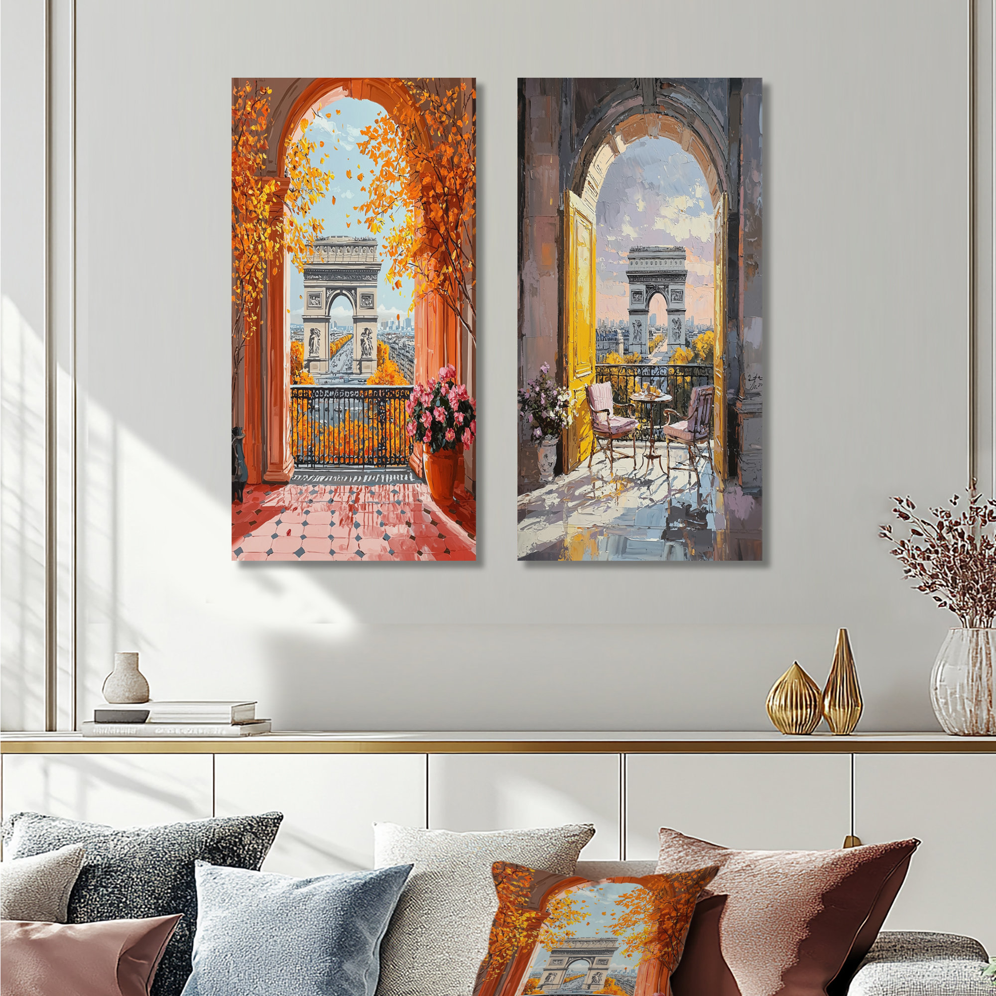 Lark Manor Yellow Yellow Arc De Triomphe Views In Paris III - City ...