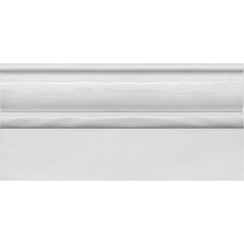 Long Island Mosaics & Tile 10'' L x 1'' W Ceramic Round Tile Trim | Wayfair