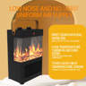 Symple Stuff Electric Fireplace Heater 1500W, 3D Led Flame, Portable ...