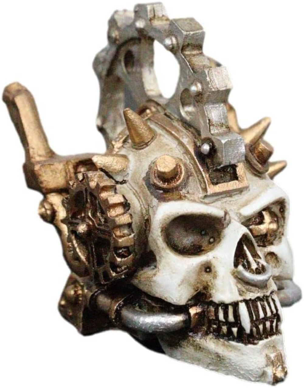 Trinx Steampunk Geared Cyborg Metalhead Steam Head War Dog Steampunk ...