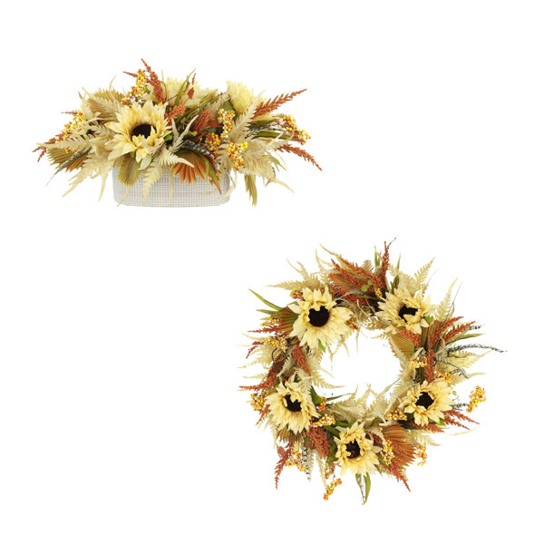 Creative Displays, Inc. Sunflower Fall Bundle withand Floral ...