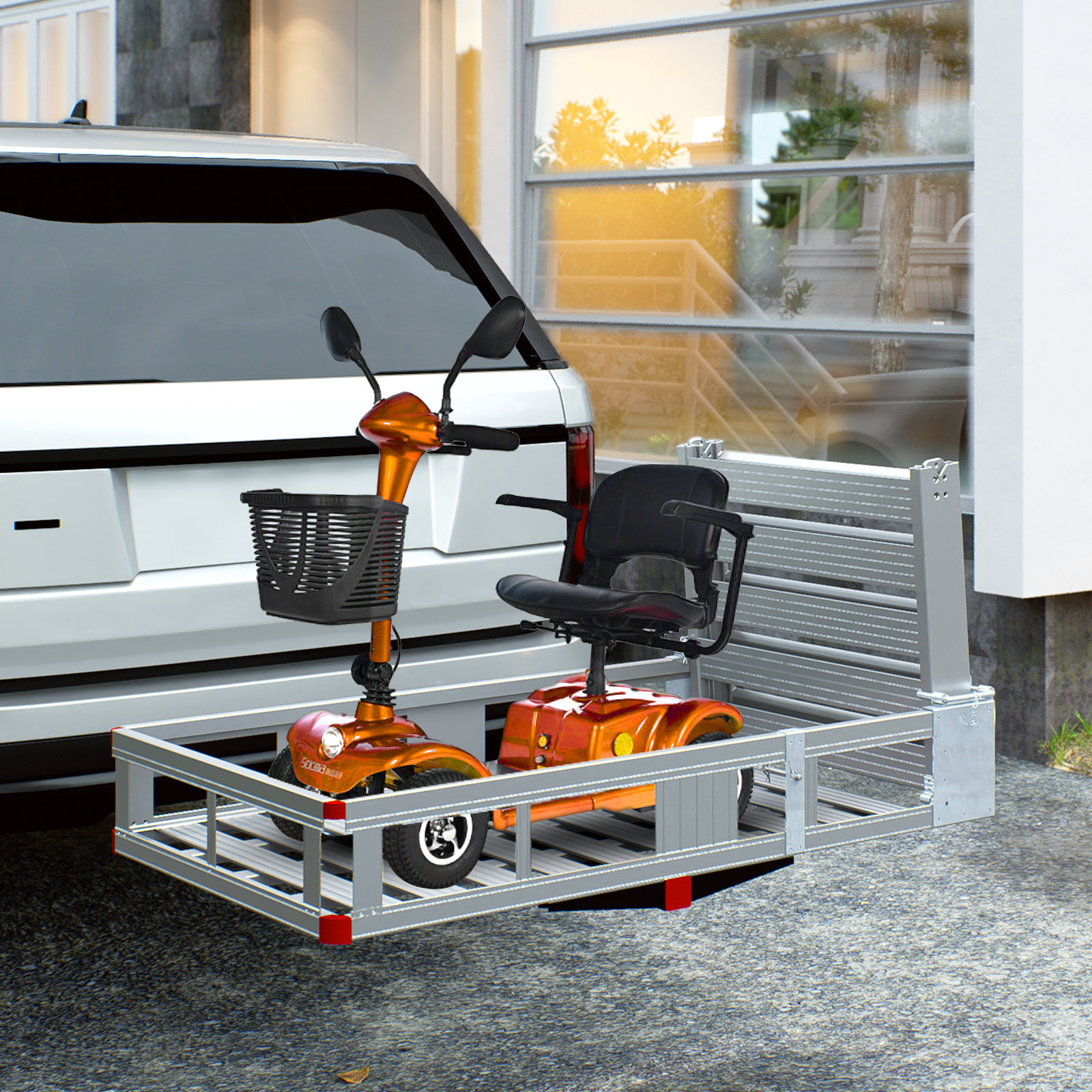 VEVOR Metal Foldable 53.3'' L Van And SUV Ramp | Wayfair