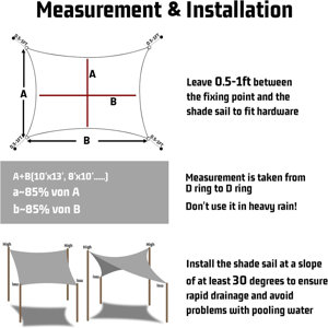 LOVE STORY Waterproof Rectangle Shade Sail & Reviews | Wayfair