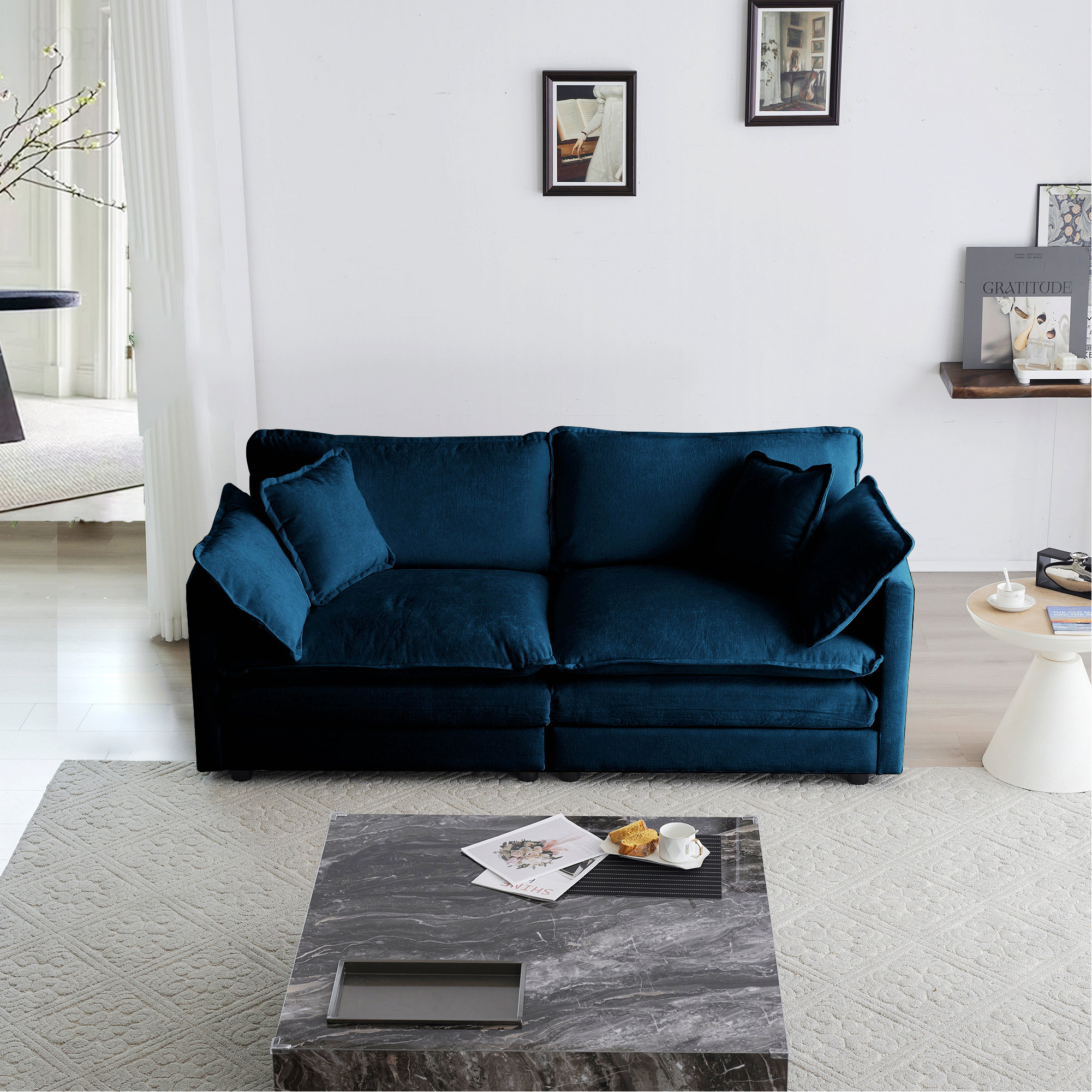 Mercer41 Jousha 76.71'' Upholstered Sofa - Wayfair Canada