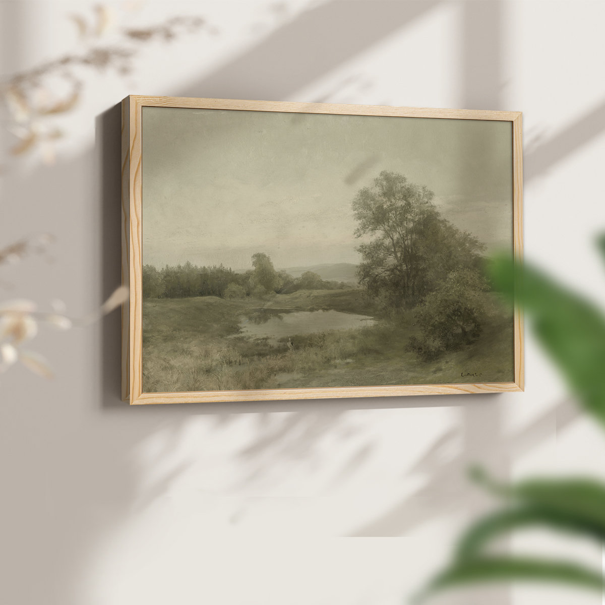 Charlton Home® Vintage Landscapes-DCXC -Framed Print - Restickable ...