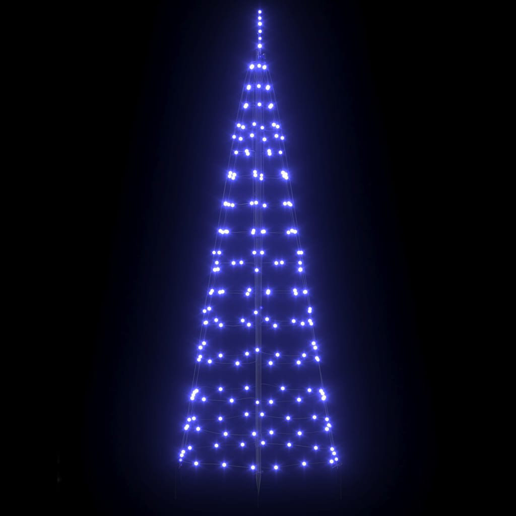 Metro Lane LED Christmas Tree with Ground Spikes 250 cm Iron | Wayfair ...