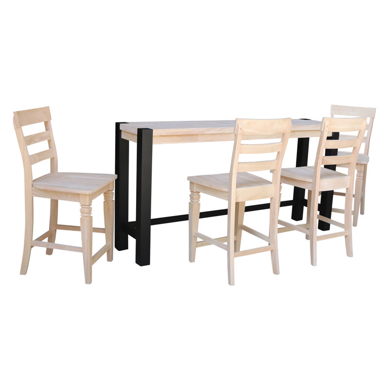Ophelia & Co. Dowski Tall Counter Height Dining Set | Wayfair