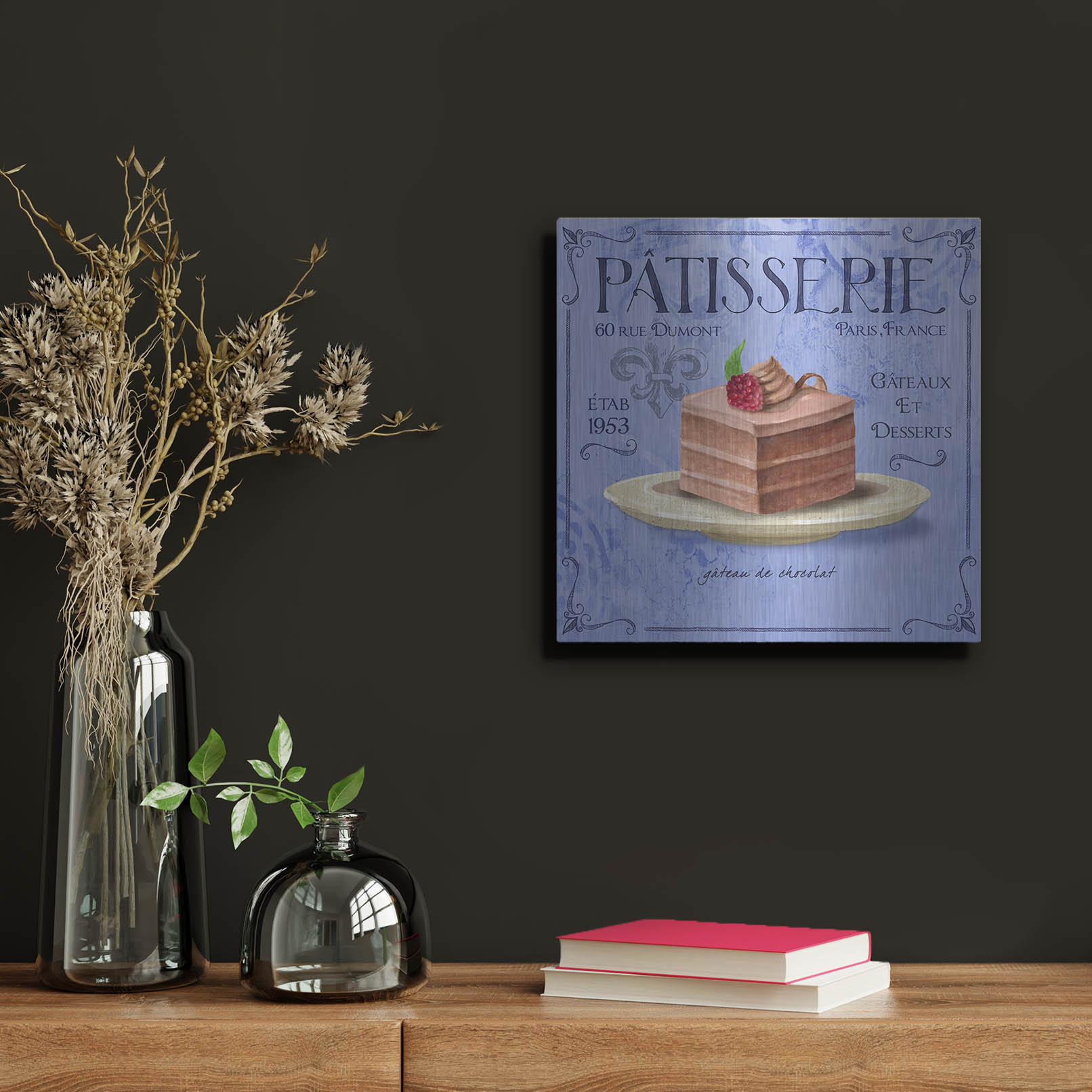 Latitude Run® 'Patisserie 6' by Fiona Stokes-Gilbert Metal Wall Art ...